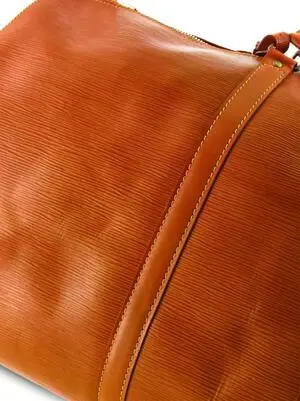 LOUIS VUITTON Keepall Bag Epi Leather Travel Bag - Brown
