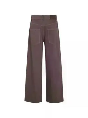 Brunello Cucinelli Wide-leg Silk Trousers