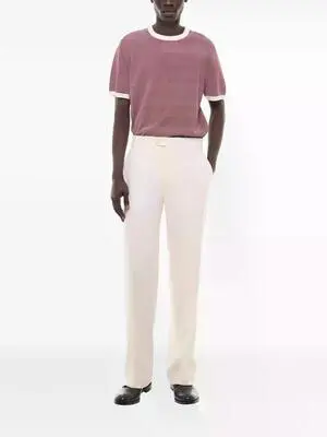 FURSAC Striped-pattern Cotton T-shirt