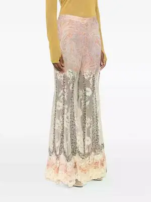 Zimmermann Paisley Print Flare Trousers