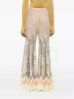 Zimmermann Paisley Print Flare Trousers