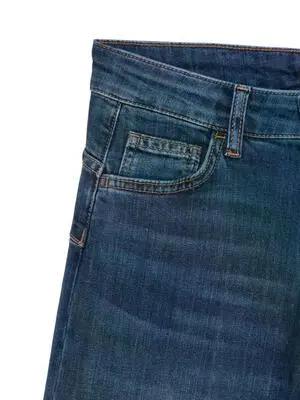 Liu Jo Faded Flared-leg Jeans - Blue