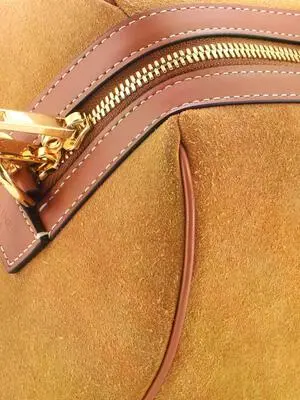 Celine Convertible Boston Bag Suede And Leather Travel Bag