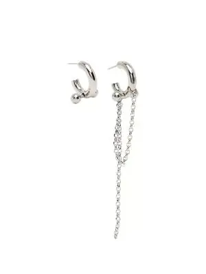 JUSTINE CLENQUET Claude Earrings - Silver