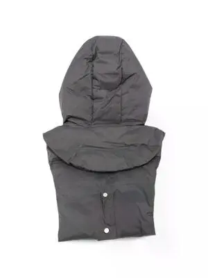 YVES SALOMON Padded Drawstring Hood - Grey