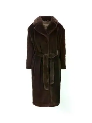 Herno Belted Faux-fur Coat