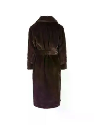 Herno Belted Faux-fur Coat