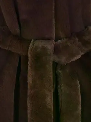 Herno Belted Faux-fur Coat