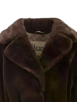 Herno Belted Faux-fur Coat