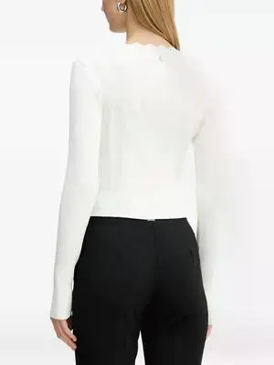 SILVIAN HEACH Scalloped Cardigan