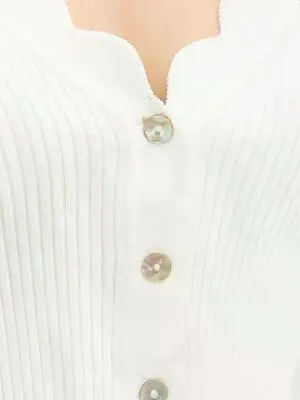 SILVIAN HEACH Scalloped Cardigan