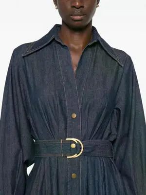 Zimmermann Denim Shirt Midi Dress