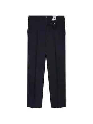 FURSAC Virgin Wool Tuxedo Trousers - Blue