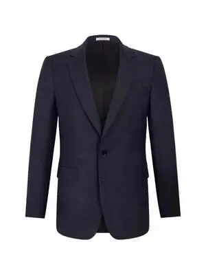 FURSAC Checked-pattern Wool Blazer