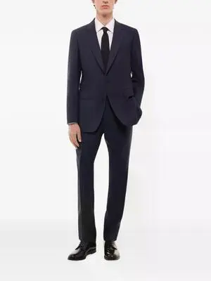 FURSAC Checked-pattern Wool Blazer