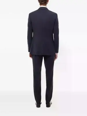 FURSAC Checked-pattern Wool Blazer