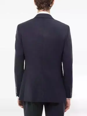 FURSAC Checked-pattern Wool Blazer