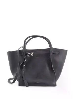Celine Big Bag Grained Calfskin Medium Satchel - Black