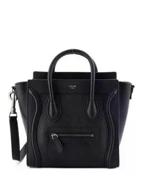 Celine Luggage Nano Crossbody Bag - Black