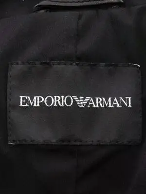 Emporio Armani Hooded Leather Jacket