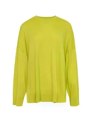 ENFOLD Box Wide Pullover - Green