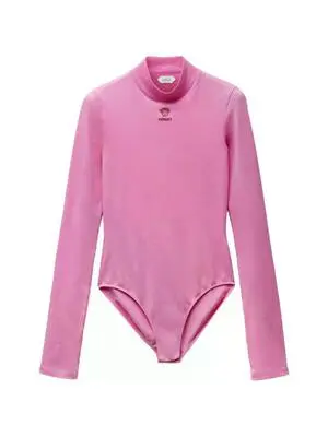 Versace Embroidered-logo Stretch Cotton-jersey Bodysuit