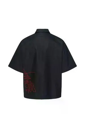BLACKJACK Embroidered Logo-patch Shirt