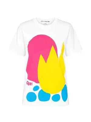 Comme Des Garçons Graphic-print T-shirt - White