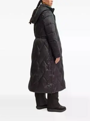 SPORTALM Quilted Hooded Long Jacket