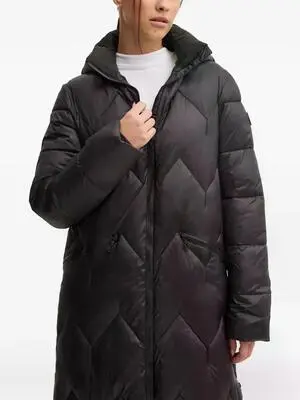 SPORTALM Quilted Hooded Long Jacket