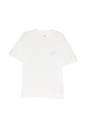 C.P. COMPANY Logo-print T-shirt - White