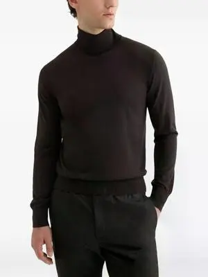 Agnona Ribbed-knit Turtleneck Sweater