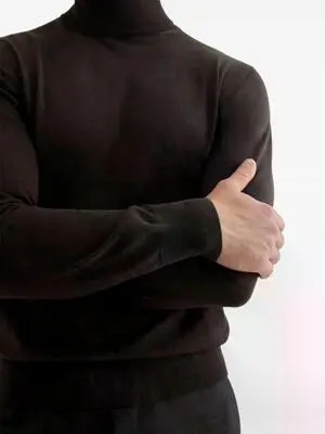 Agnona Ribbed-knit Turtleneck Sweater