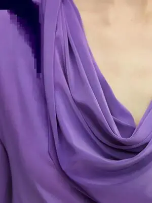 SILVIAN HEACH Cowl-neck Long-sleeve Top