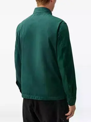C.P. COMPANY Organic Gabardine Lens Flap Zip Overshirt