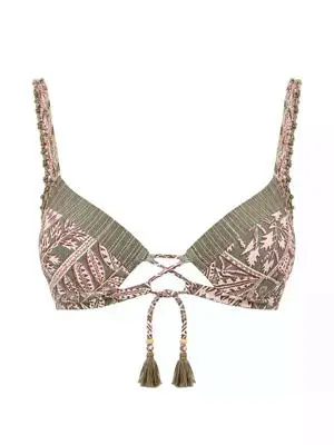 DEL MAAR Samira Bikini Top - Red