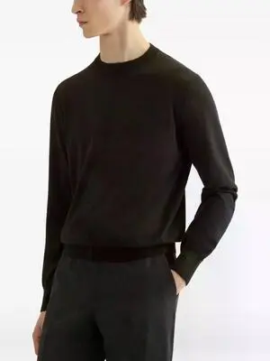 Agnona Ribbed-trim Crew-neck Sweater