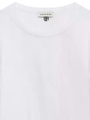 ANINE BING Sixtine Ribbed Jersey Tee