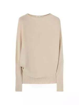 Agnona Asymmetrical Cashmere Sweater - Neutrals