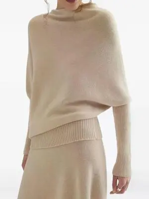 Agnona Asymmetrical Cashmere Sweater