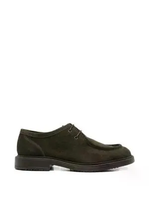 DOUCAL'S Doucal's Janus Leather Derby Shoes Green