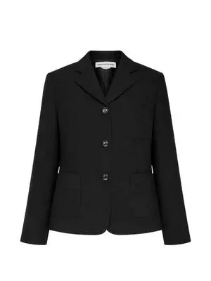Comme Des Garçons Patch-pocket Button-down Blazer