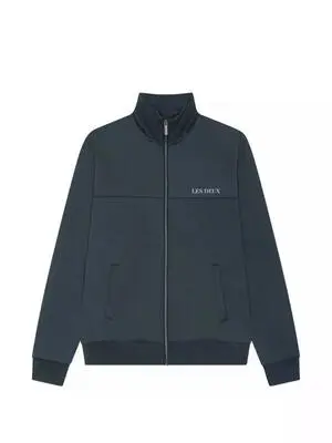 LES DEUX Track Logo-print Zip-up Jacket