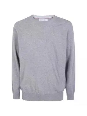 Brunello Cucinelli Cashmere Crew-neck Sweater - Grey