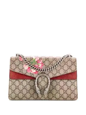 Gucci Dionysus Blooms Print Gg Coated Canvas Shoulder Bag - Multicolour