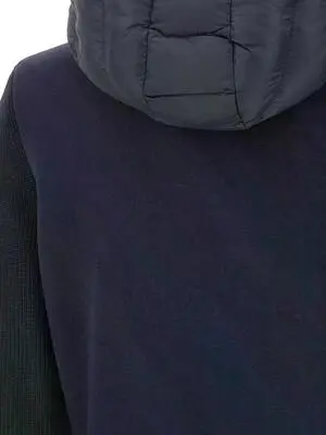 COLMAR Quilted Knit-sleeve Hooded Jacket