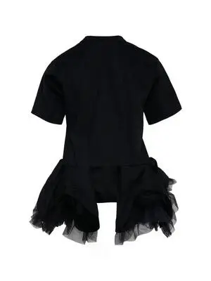 Noir Kei Ninomiya Ruffled Peplum T-shirt