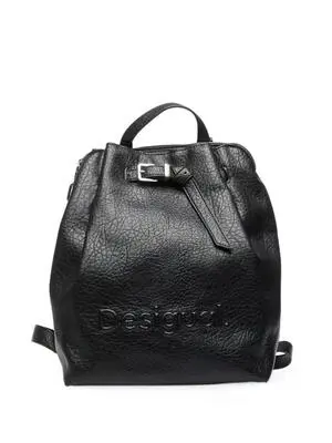 Desigual Logo-embossed Lace-up Backpack