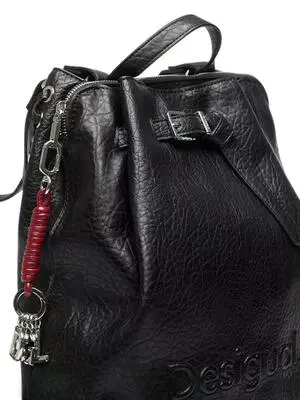 Desigual Logo-embossed Lace-up Backpack