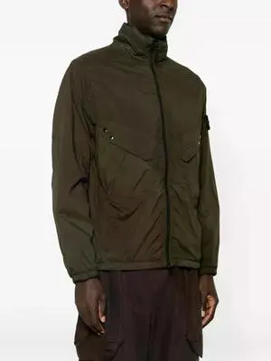 Stone Island Logo-patch Zip-up Jacket